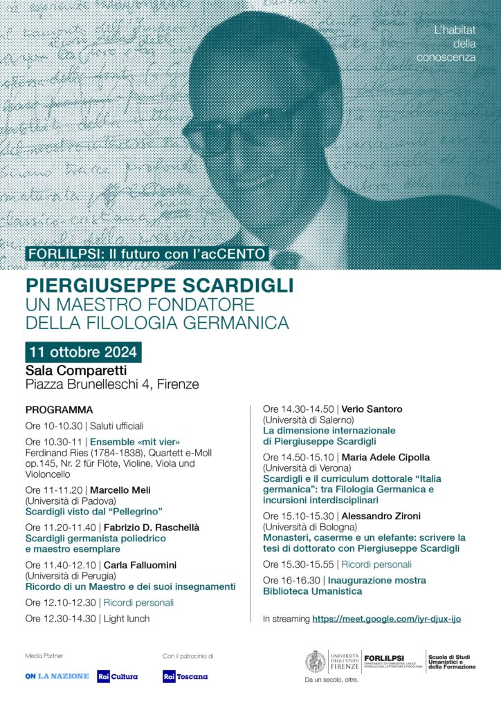Day in remembrance of "Piergiuseppe Scardigli, a founding master of ...